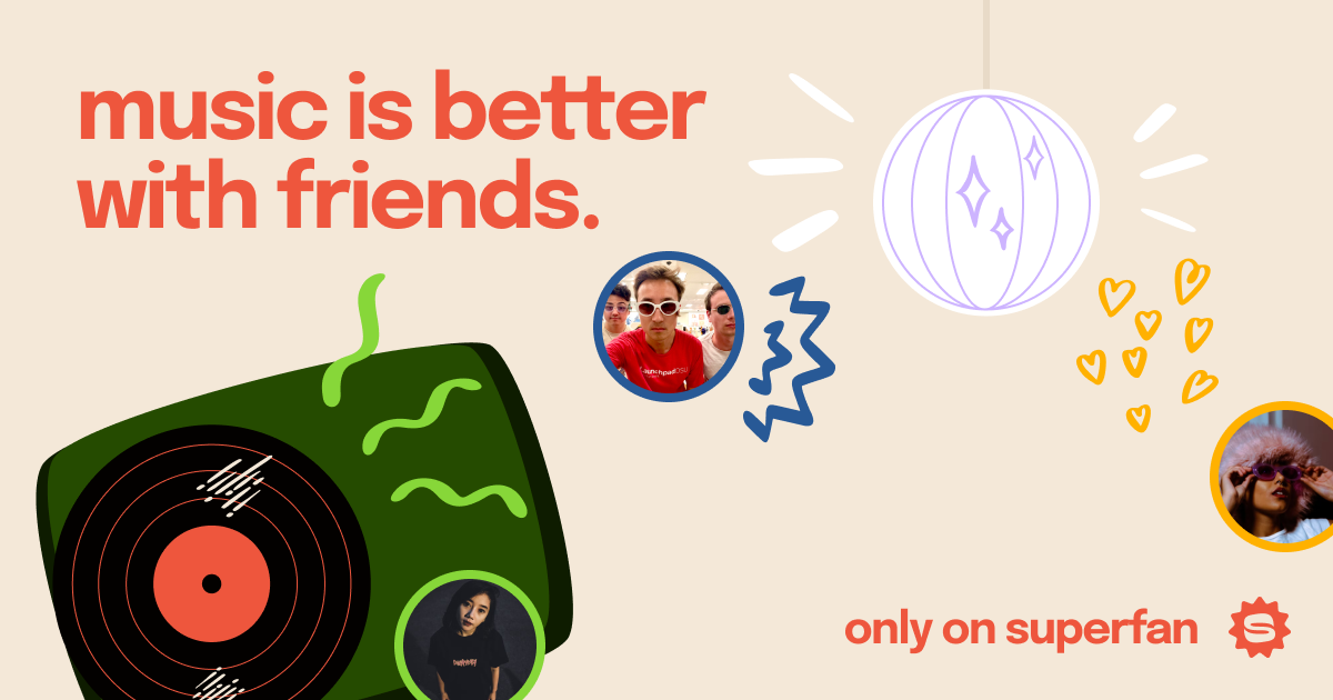 Superfan · share your music. track your shows.